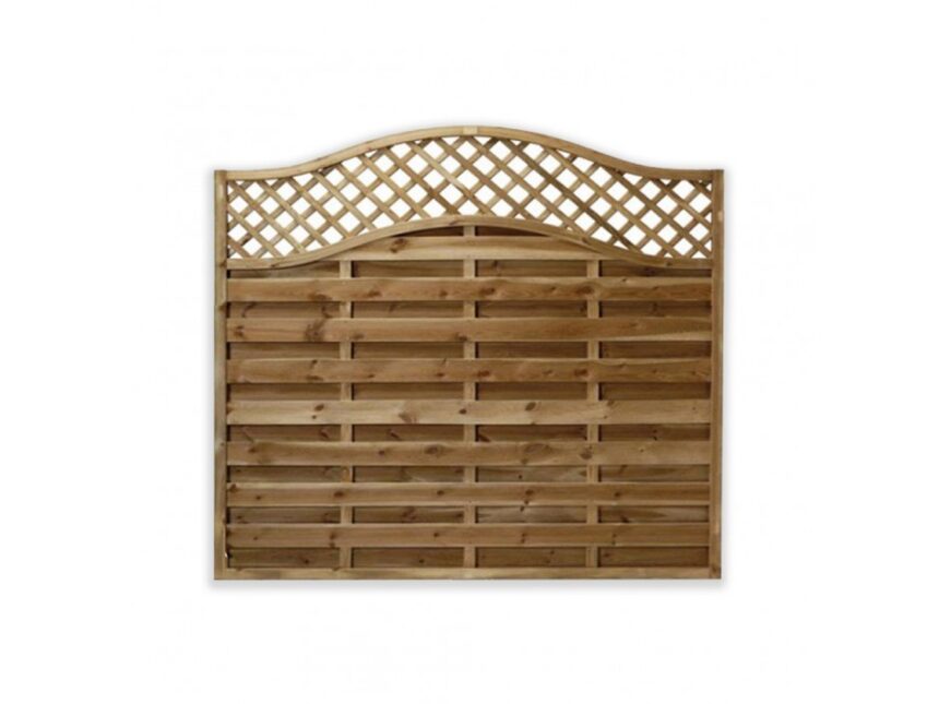 6ft x 3ft Omega Lattice Top European Panel - Sheds and Fence