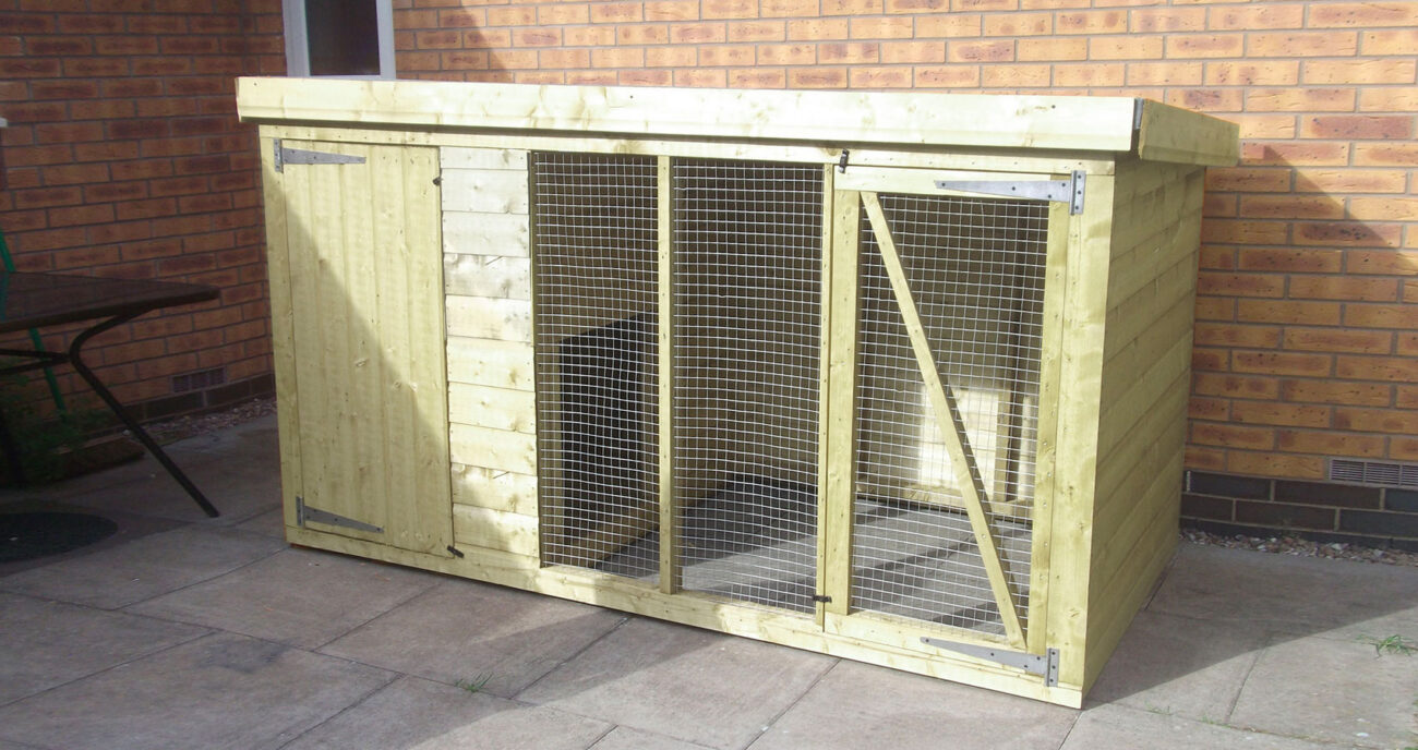 Standard Height Dog Kennel - Sheds and Fence
