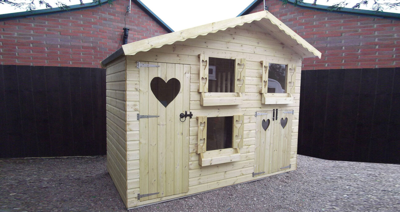 4ft X 4ft Single Storey Playhouse - Sheds and Fence