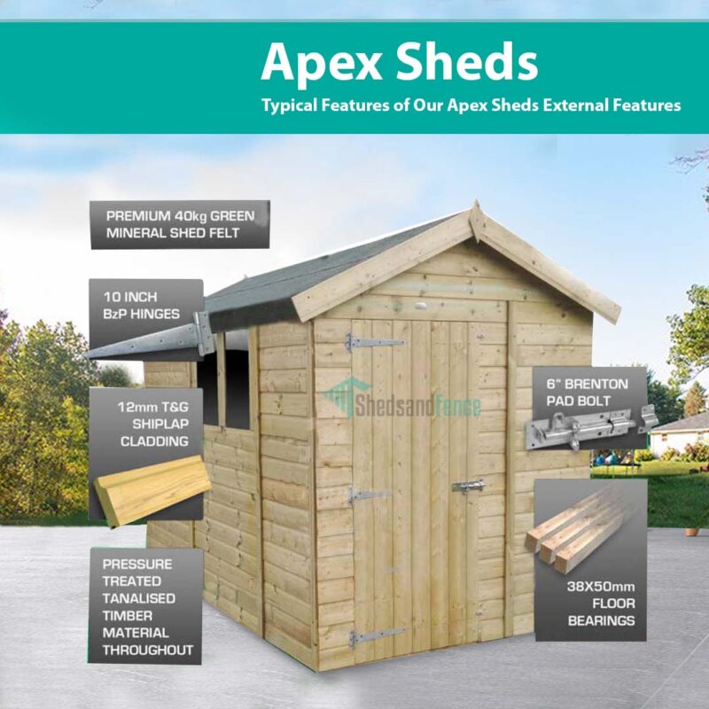 4ft x 12ft Apex Shed: Ultimate Outdoor Storage Solution