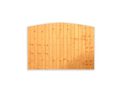 6ft x 4ft Featheredge Dome Fence Panel - Durable Privacy Solution
